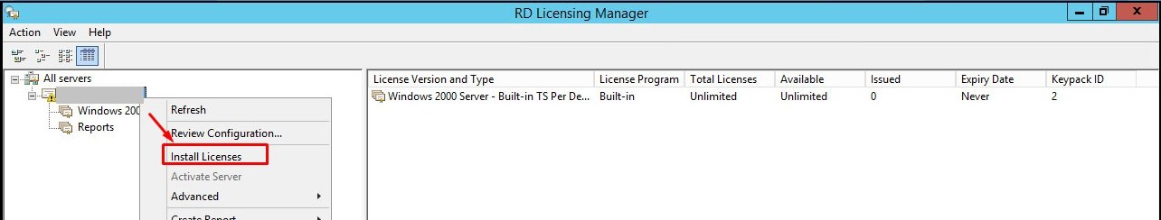 TUTOS.EU : Activer un serveur de licences RDS