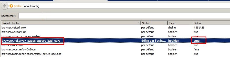 TUTOS.EU : Paramétrer Firefox pour que l'ajout d'une exception soit ...
