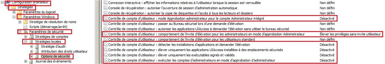 TUTOS.EU : Désactiver l'UAC sur un Windows serveur 2008