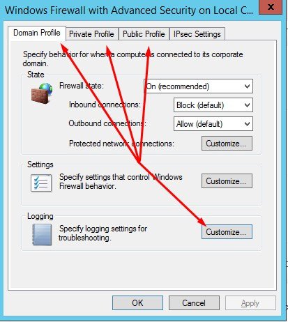 TUTOS.EU : Voir et configurer le log du Firewall Windows