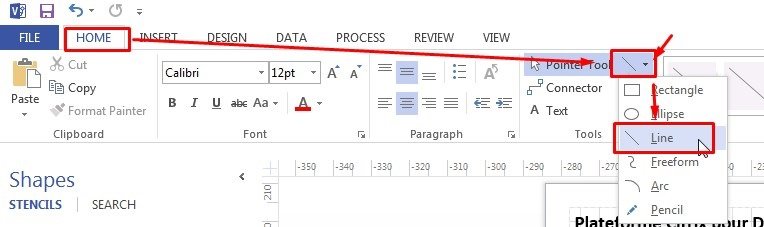 TUTOS.EU : Tracer une ligne dans Microsoft Office Visio 2013